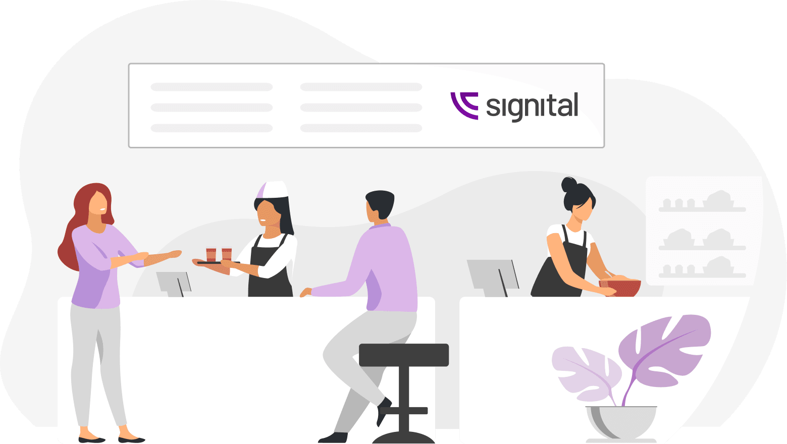 Digital Signage for Restaurants & Bars - Signital